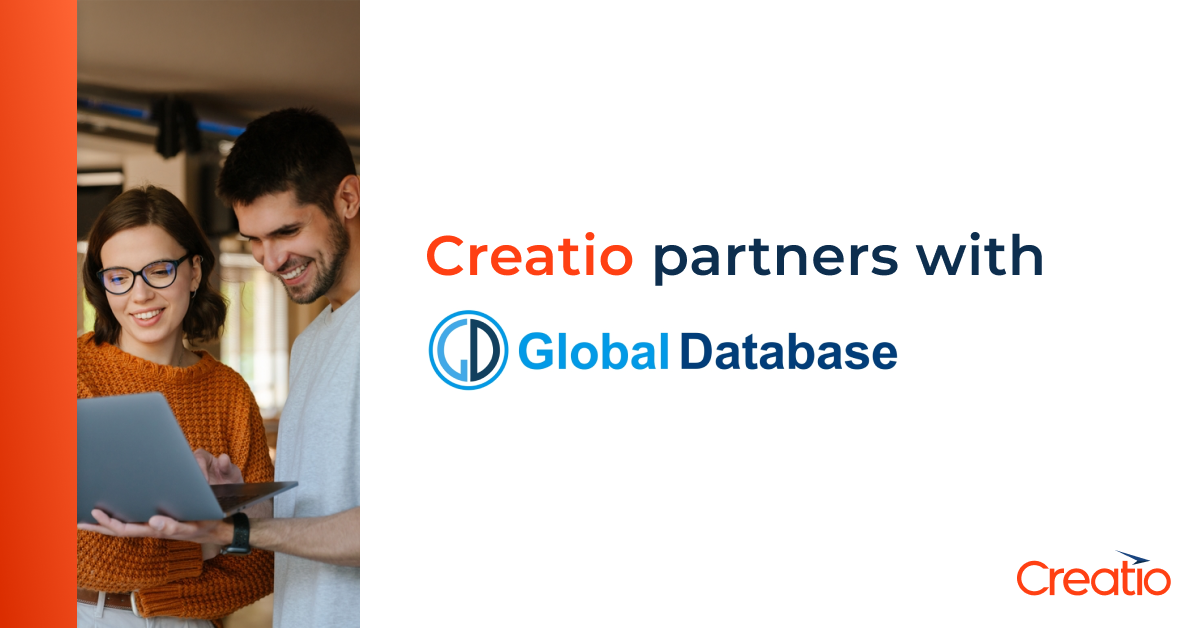 Creatio Partners with Global Database to Bring Verified Company Intelligence into CRM Workflows ...